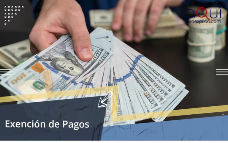 Exención de Pagos